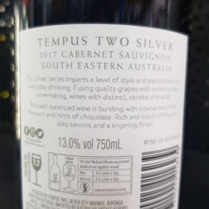 Tempus Two Silver Series Cabernet Sauvignon 750ml – Cellar Drop